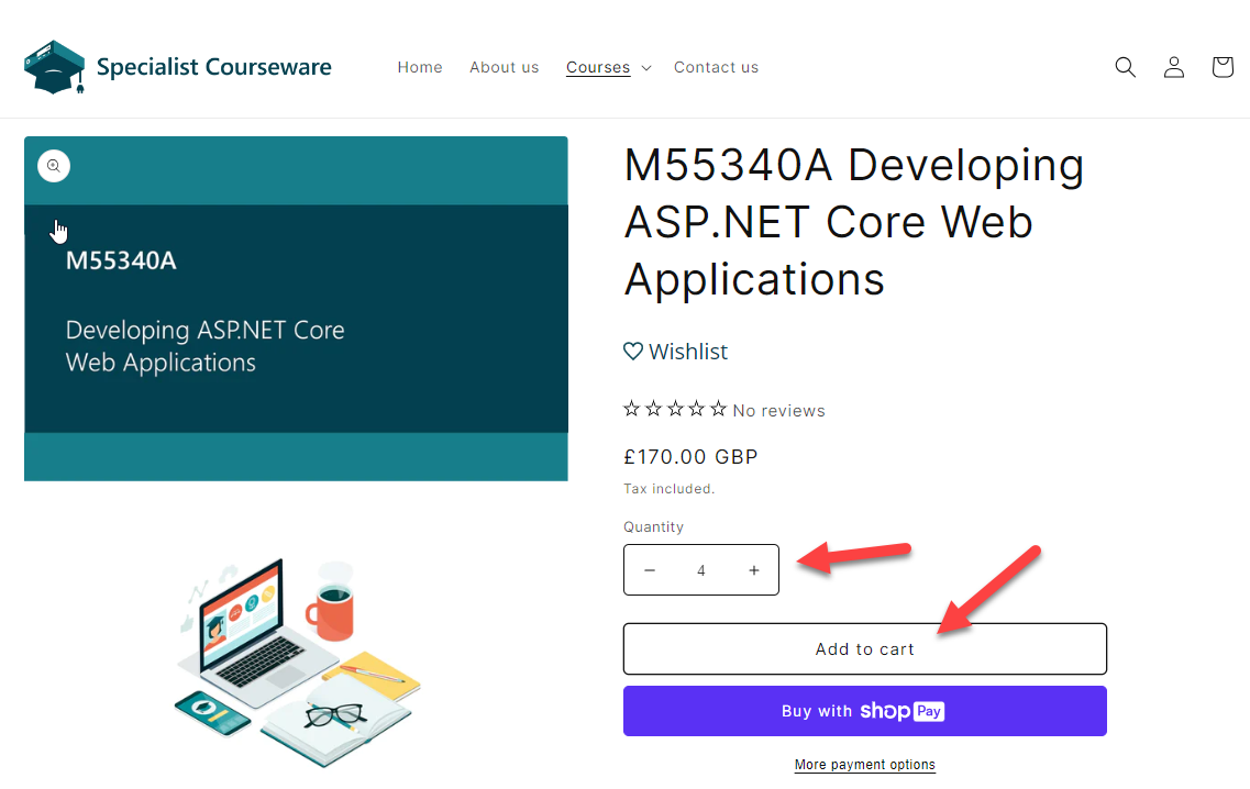 Ordering Courseware – Specialist Courseware Ltd
