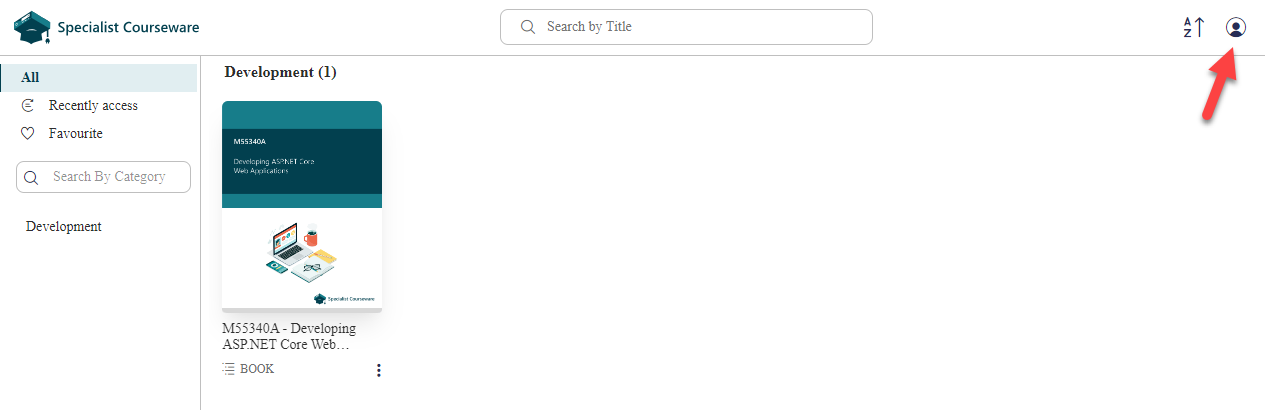 Adding a book to an existing account. – Specialist Courseware Ltd